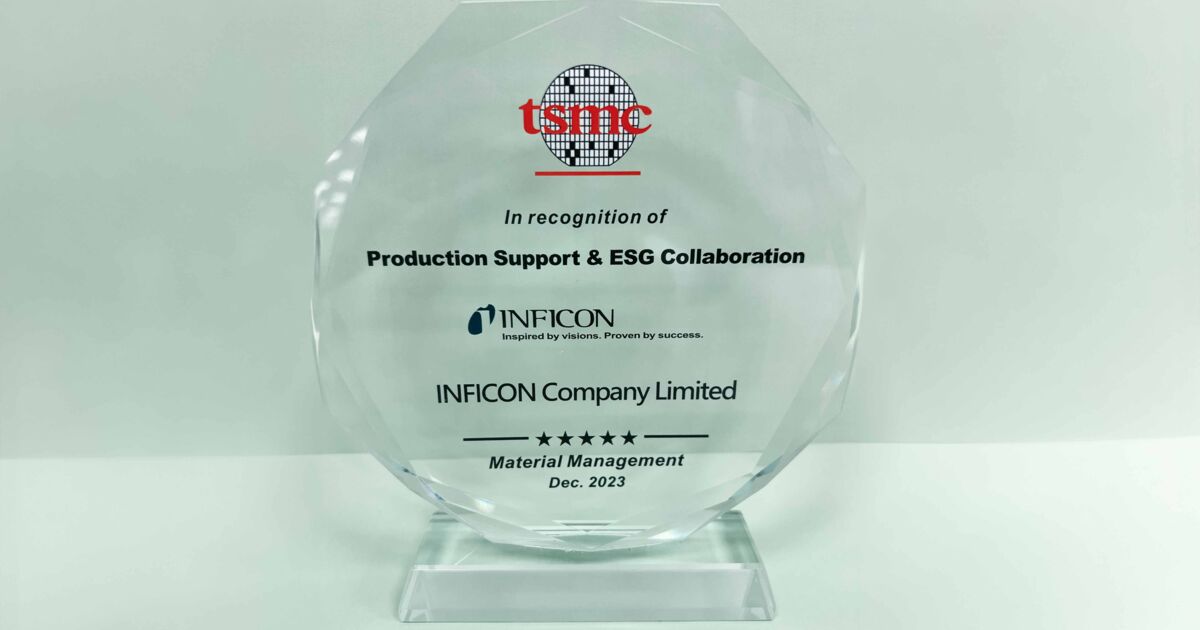 TSMC Recognizes INFICON | INFICON