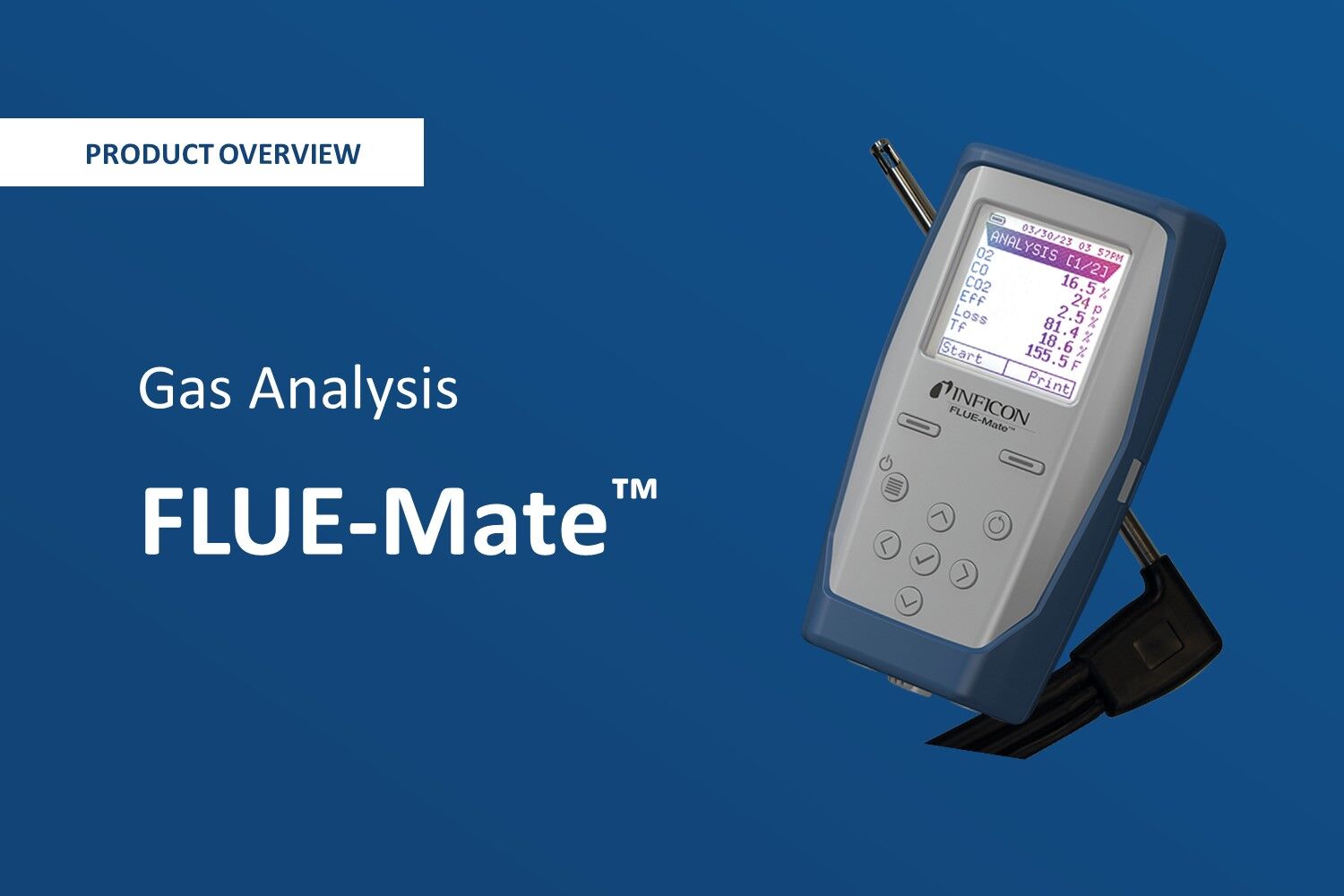 Combustion analyzer and flue gas tester for HVAC service | INFICON