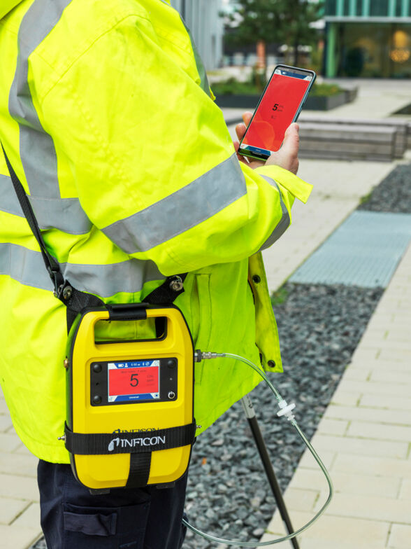 Infrared leak detector for natural gas leak detection | INFICON